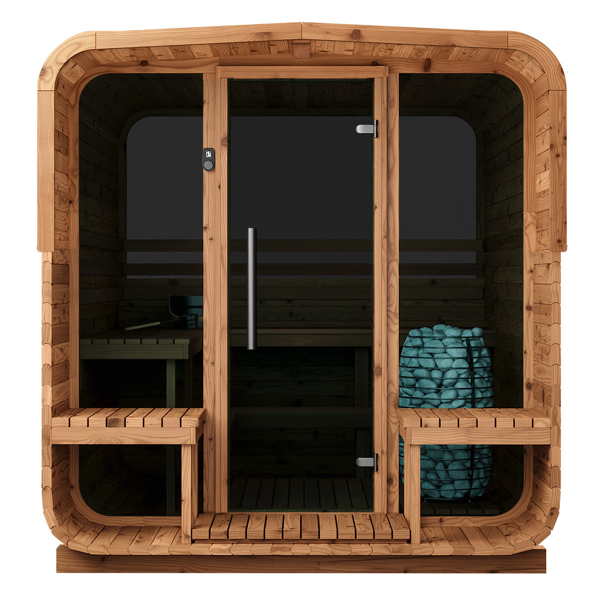 Thermory No 40 Square Sauna / window – Native Sauna